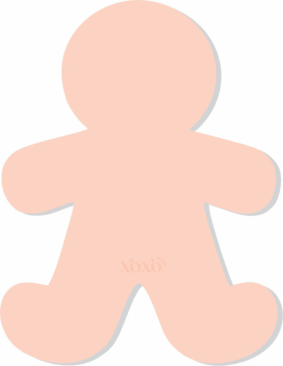 Christmas Gingerbread Man Tree Acrylic Cake Guide Template – XOXO Design