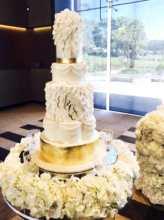 White Monogram Wedding Cake 30 Romantic Heart Wedding Cake Ideas