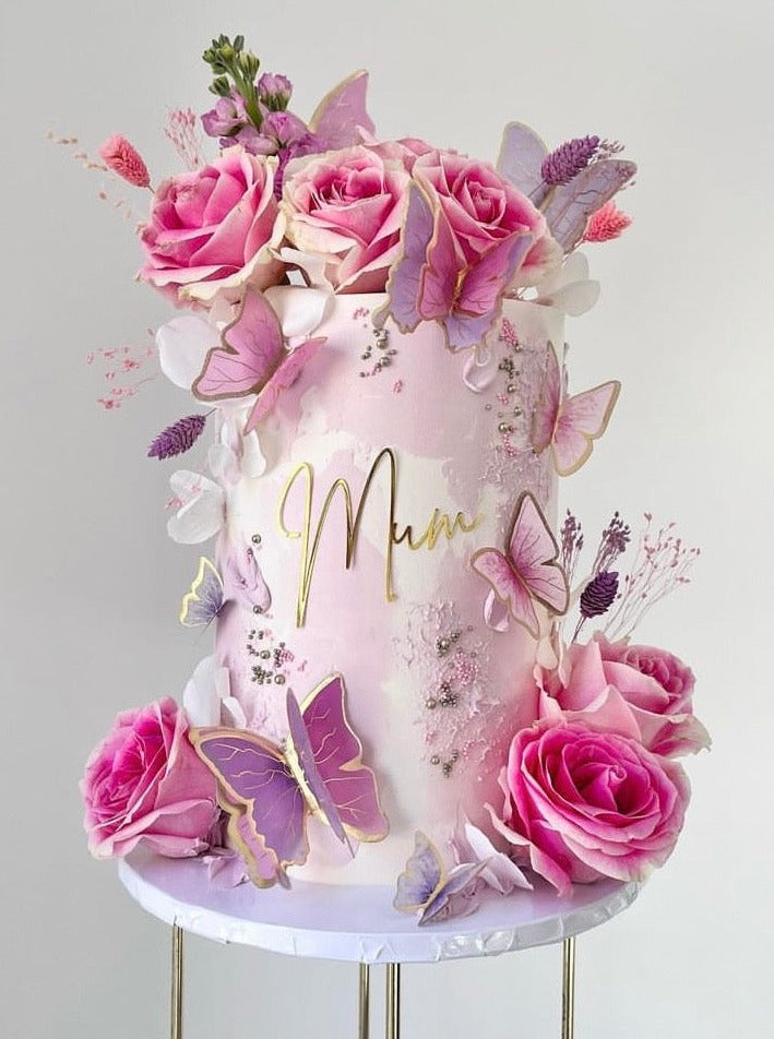 Mum Script Cake Charm – XOXO Design